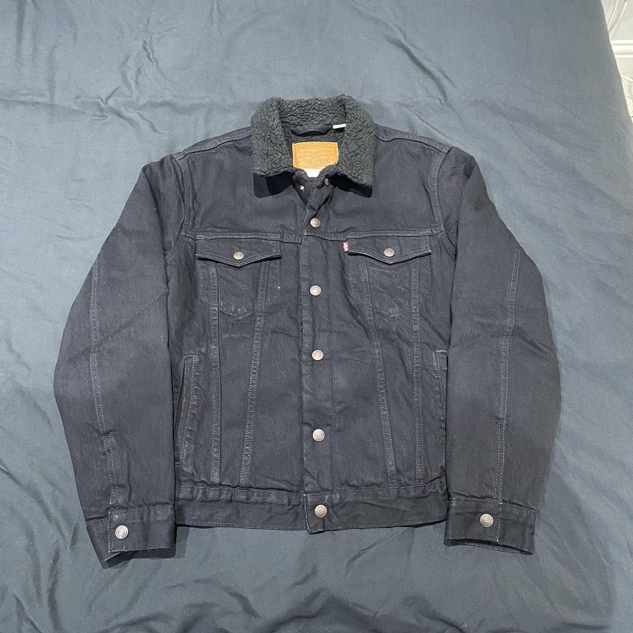 LEVI’s trucker jacket with Borg lining #Levi... - Depop