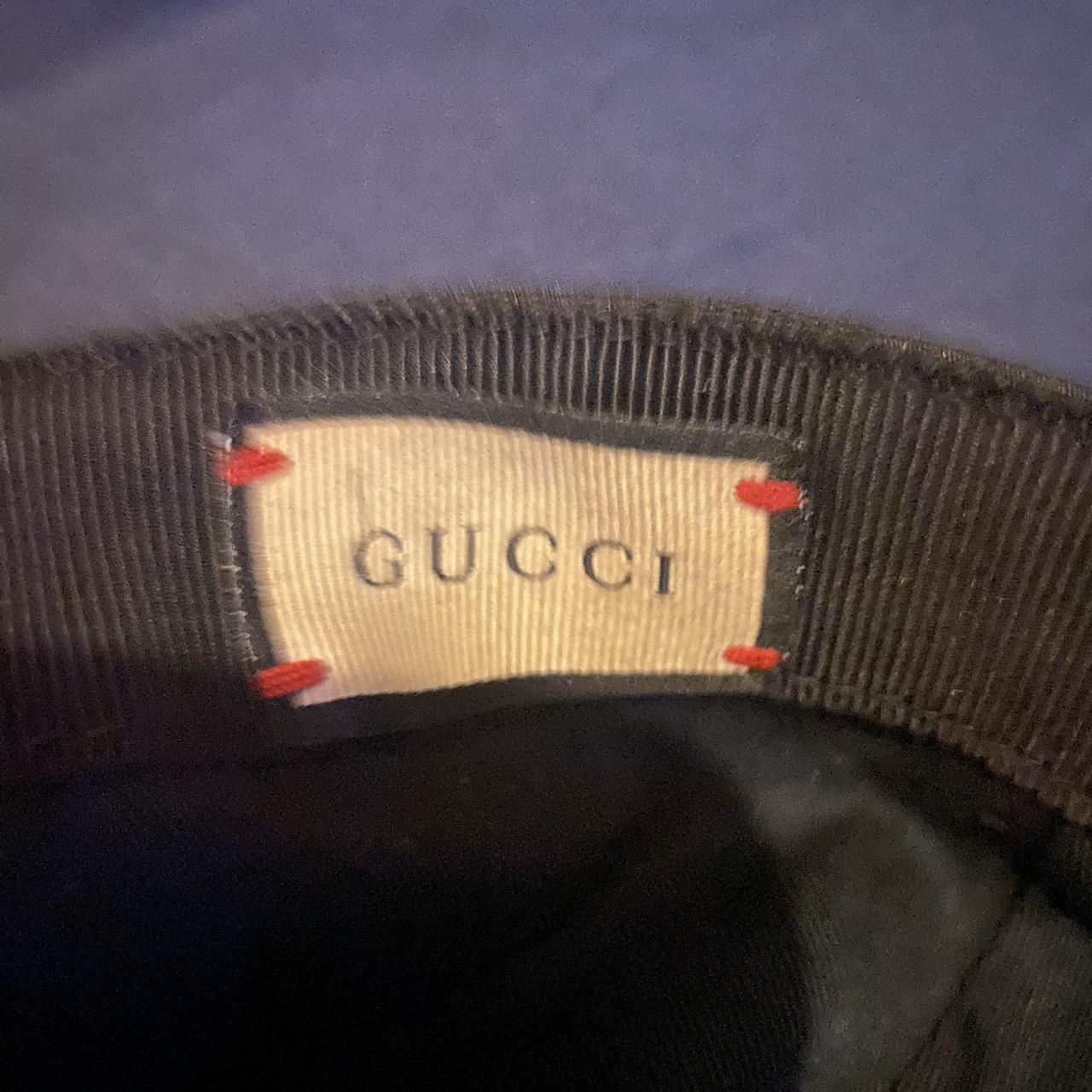 Authentic gucci cap black 🖤 ️💚 Perfect condition... - Depop