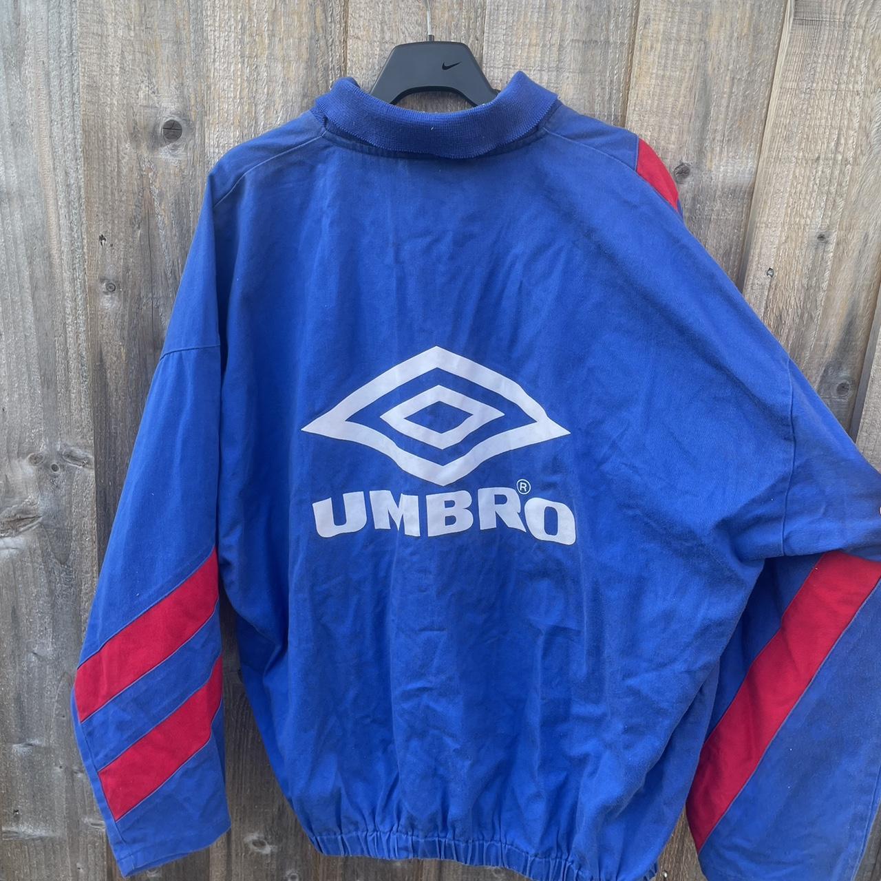Retro Umbro track top 90s style Umbro training... - Depop