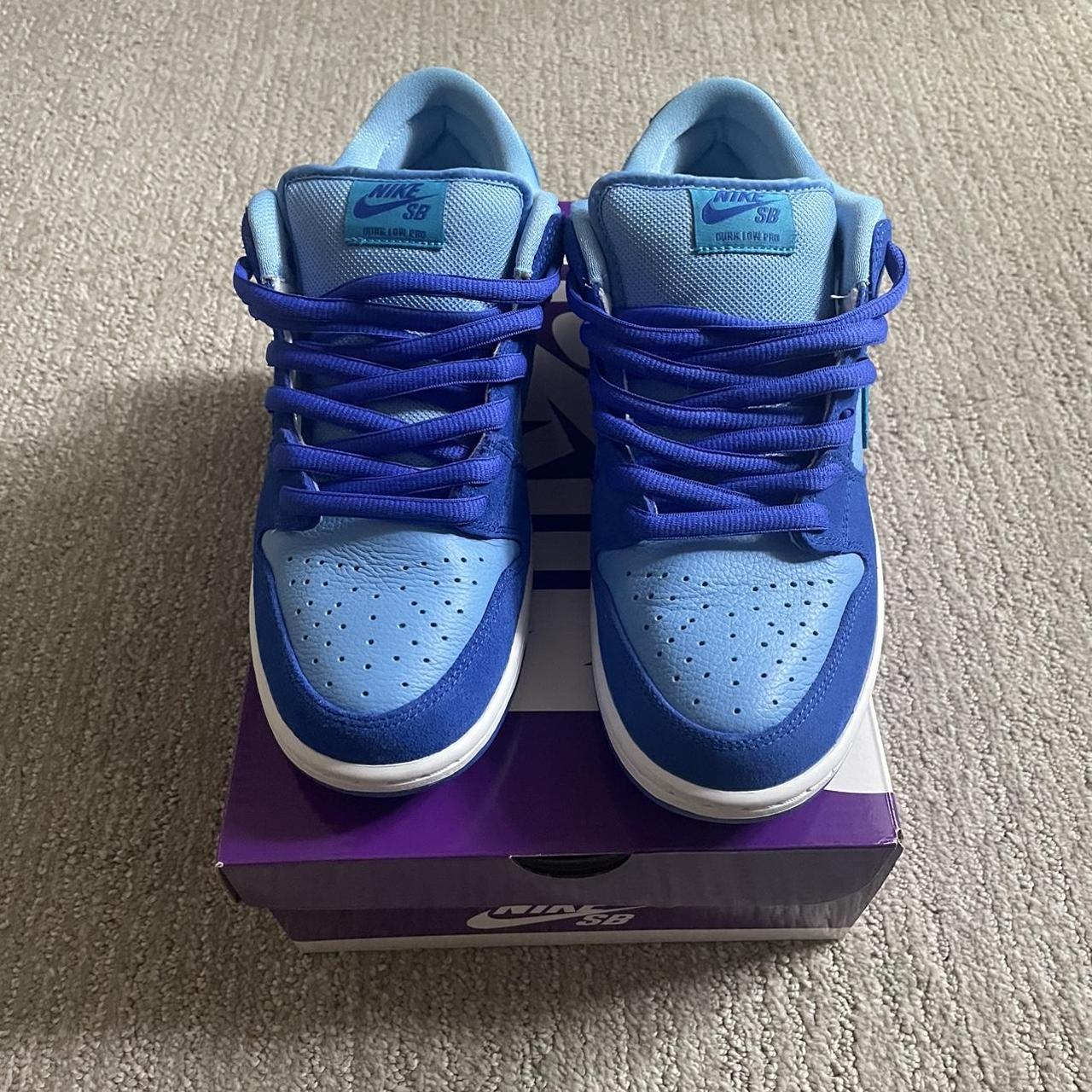 Nike Dunk SB Low 4/20 Pack Blue Raspberry Lightly... - Depop