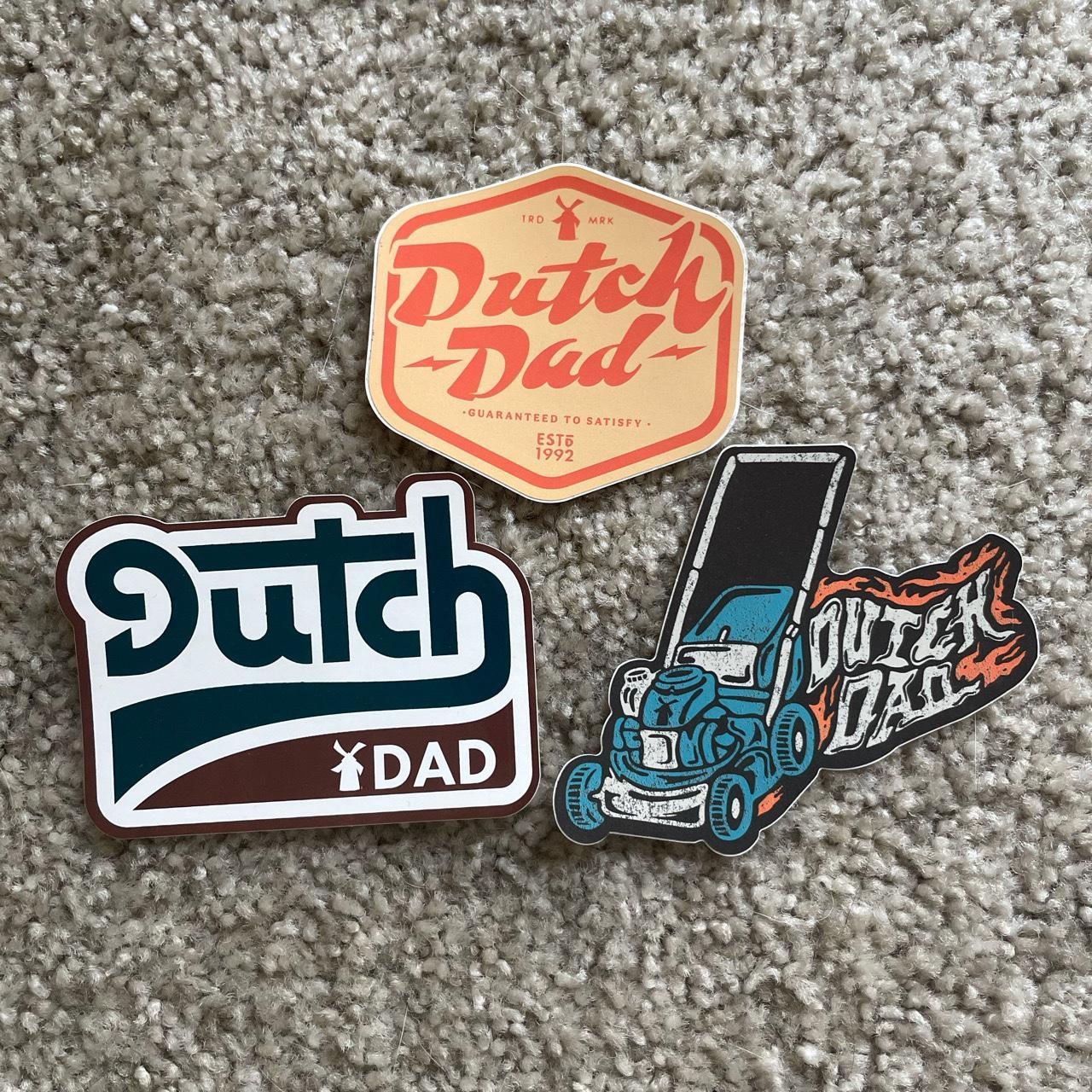 Set of 3 Dutch Dad Stickers from Dutch Bros Coffee... - Depop