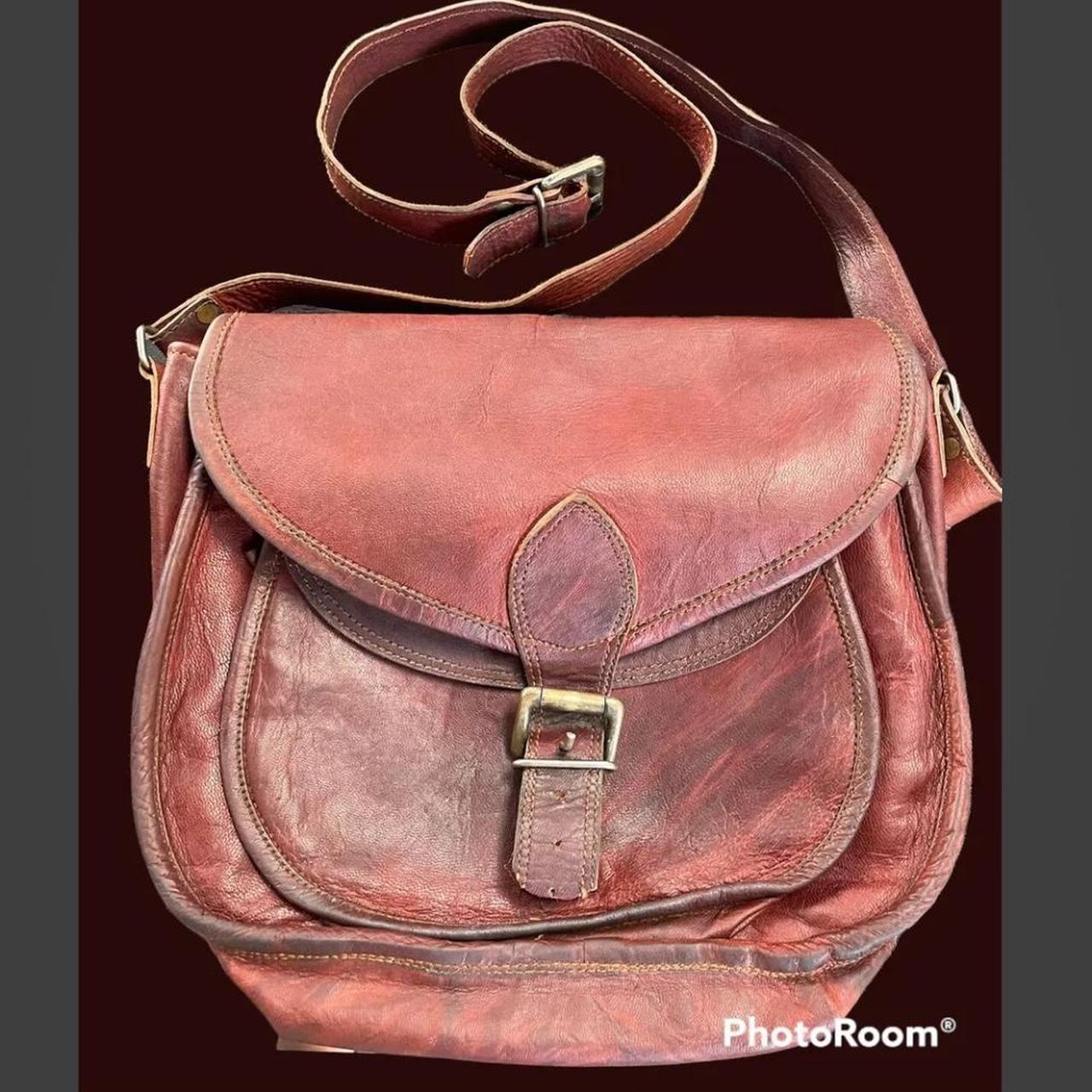 Satchel and Fable vintage style leather adjustable... - Depop