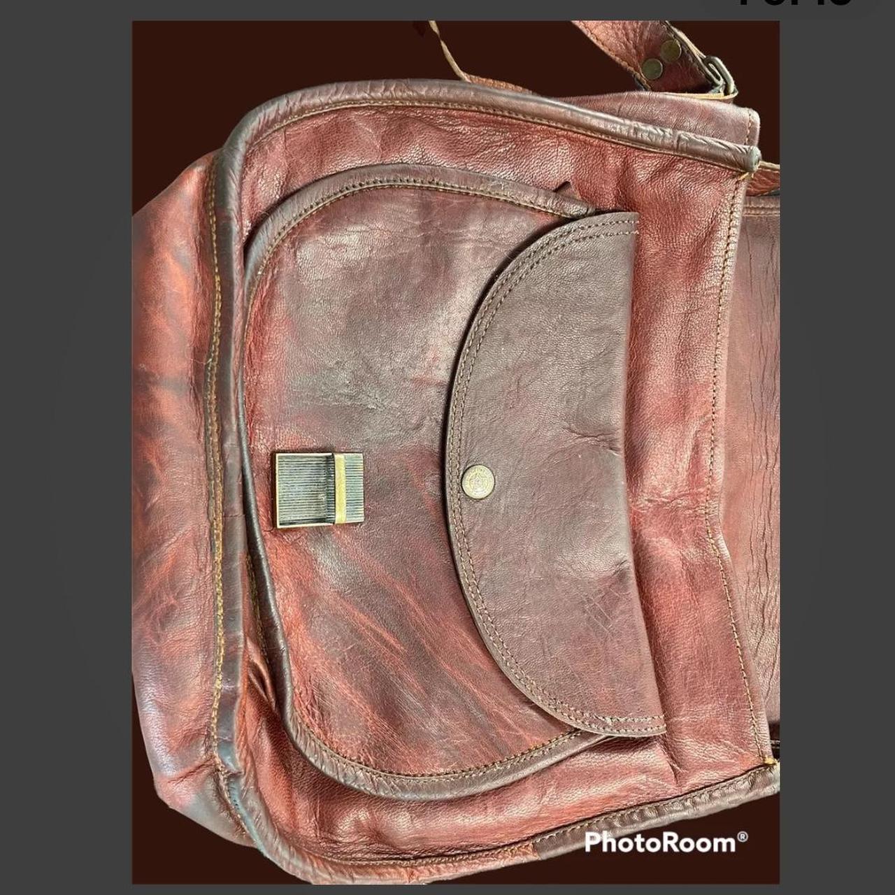 Satchel and Fable vintage style leather adjustable... - Depop
