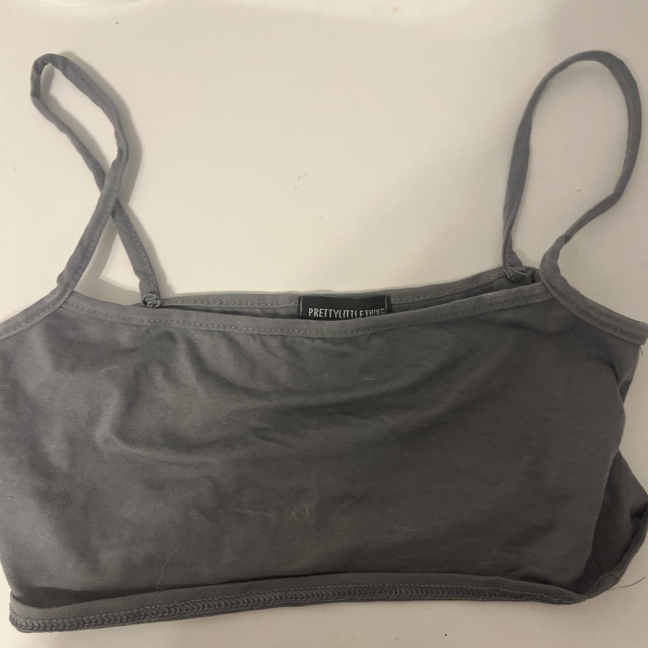 Pretty Little thing crop top. Cute, worn but no... - Depop