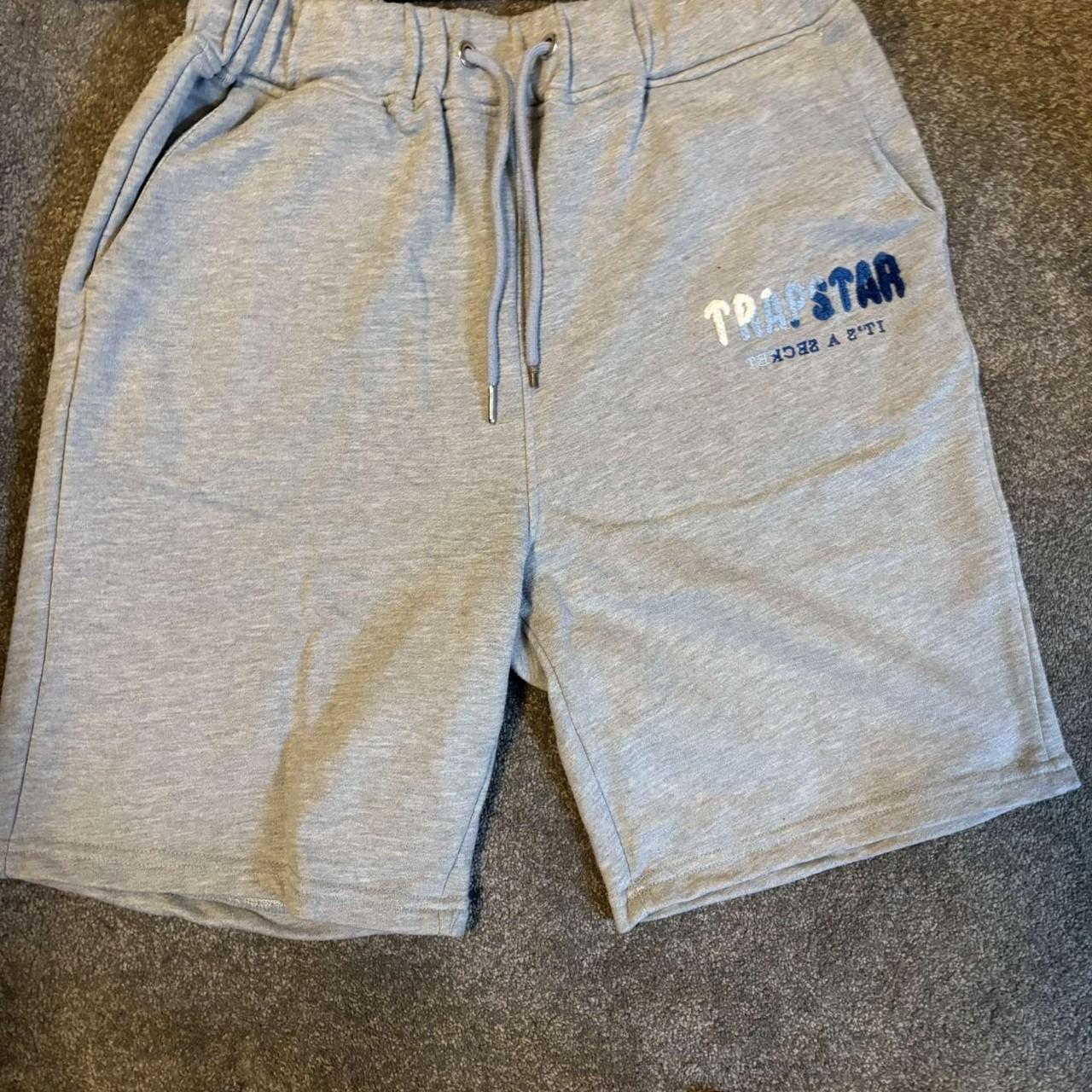 Grey trapstar short set - Depop