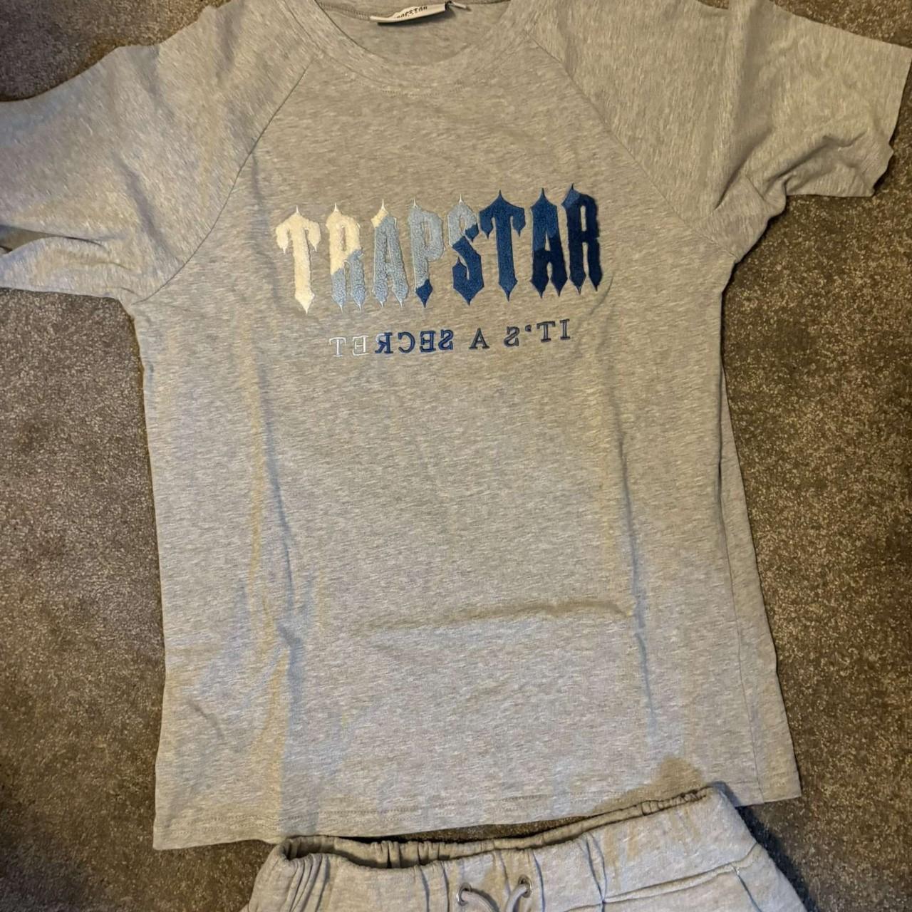 Grey trapstar short set - Depop