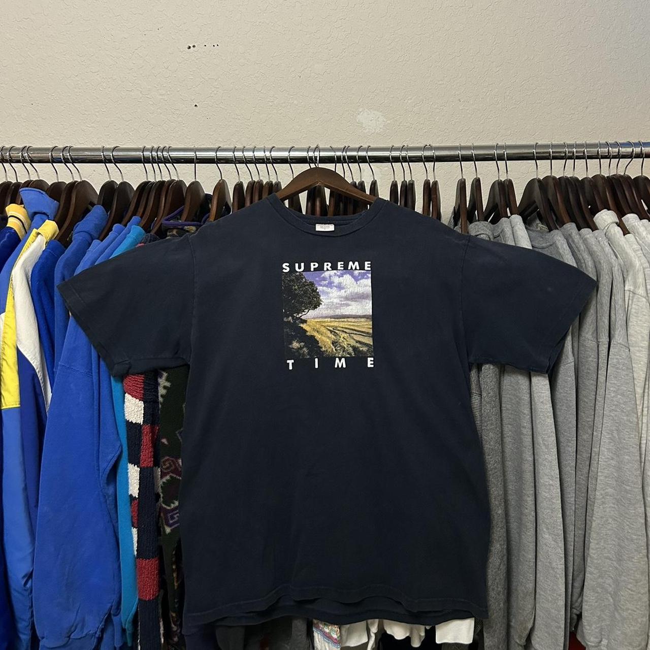 Supreme time tee Size:runs xl Dm for measurements... - Depop