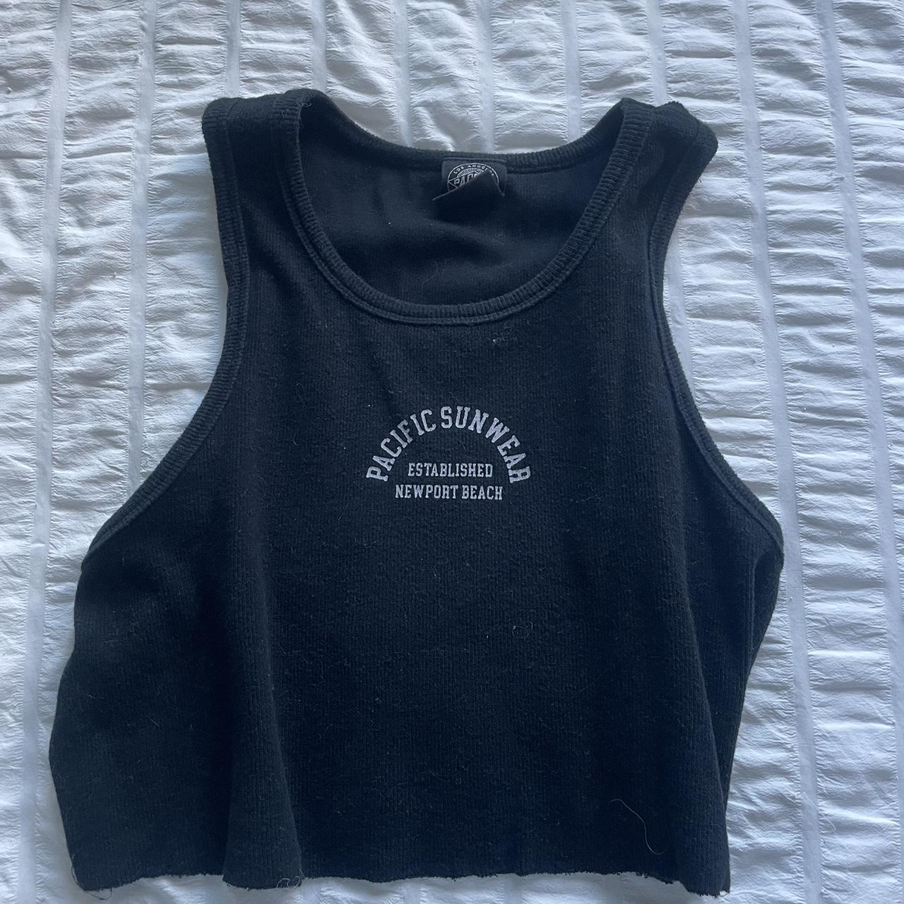 Black Pacsun Tank Top - Depop
