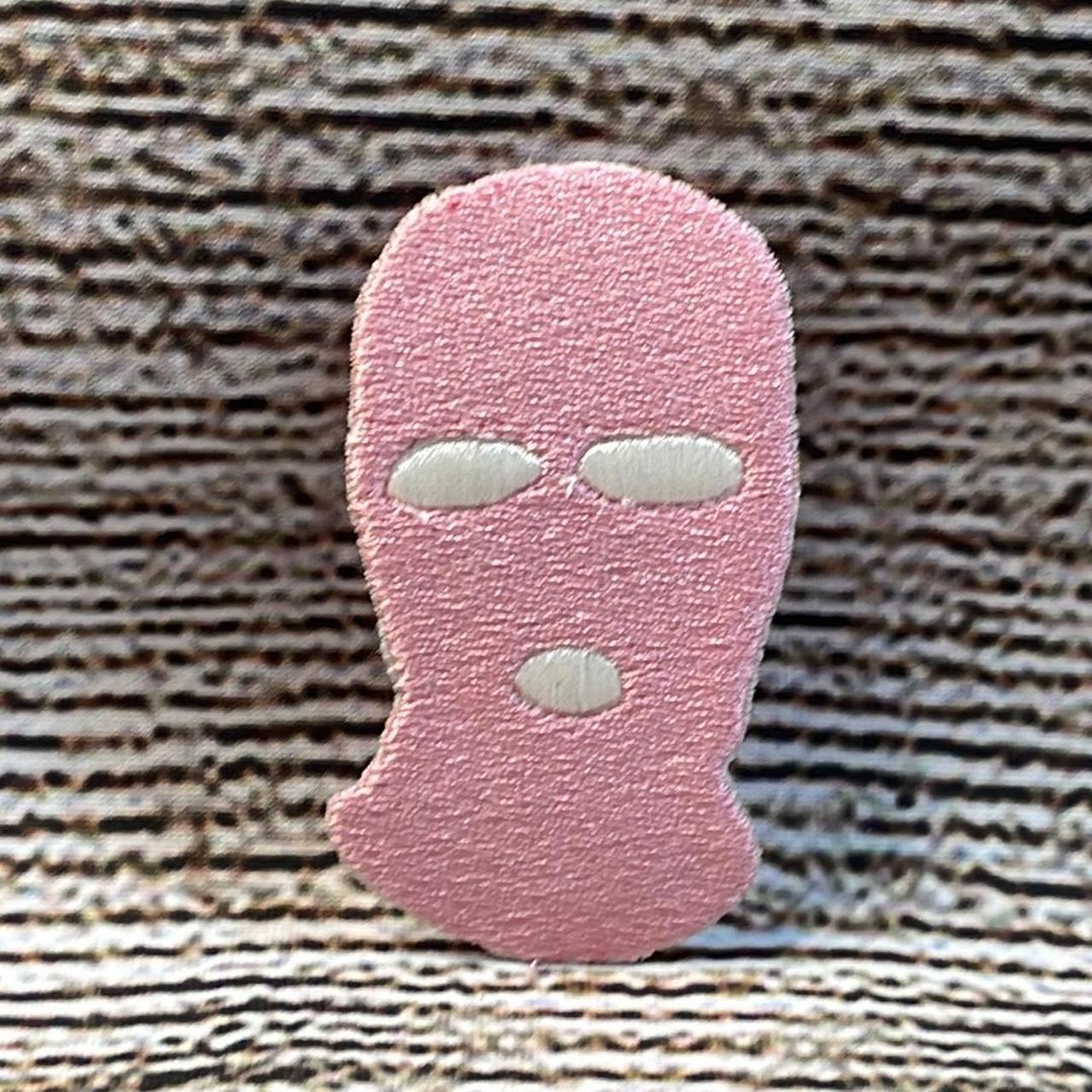 Ski mask iron on patch -Size Width 2.28 inches... - Depop