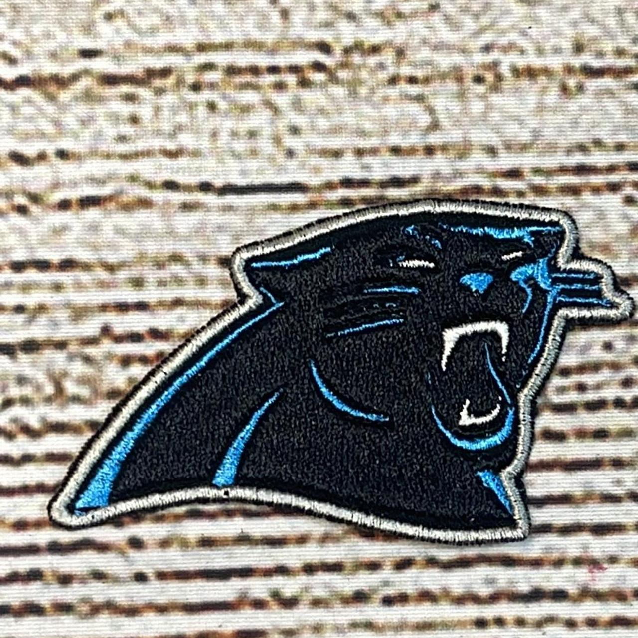Carolina panthers iron on patch - Size Width is... - Depop