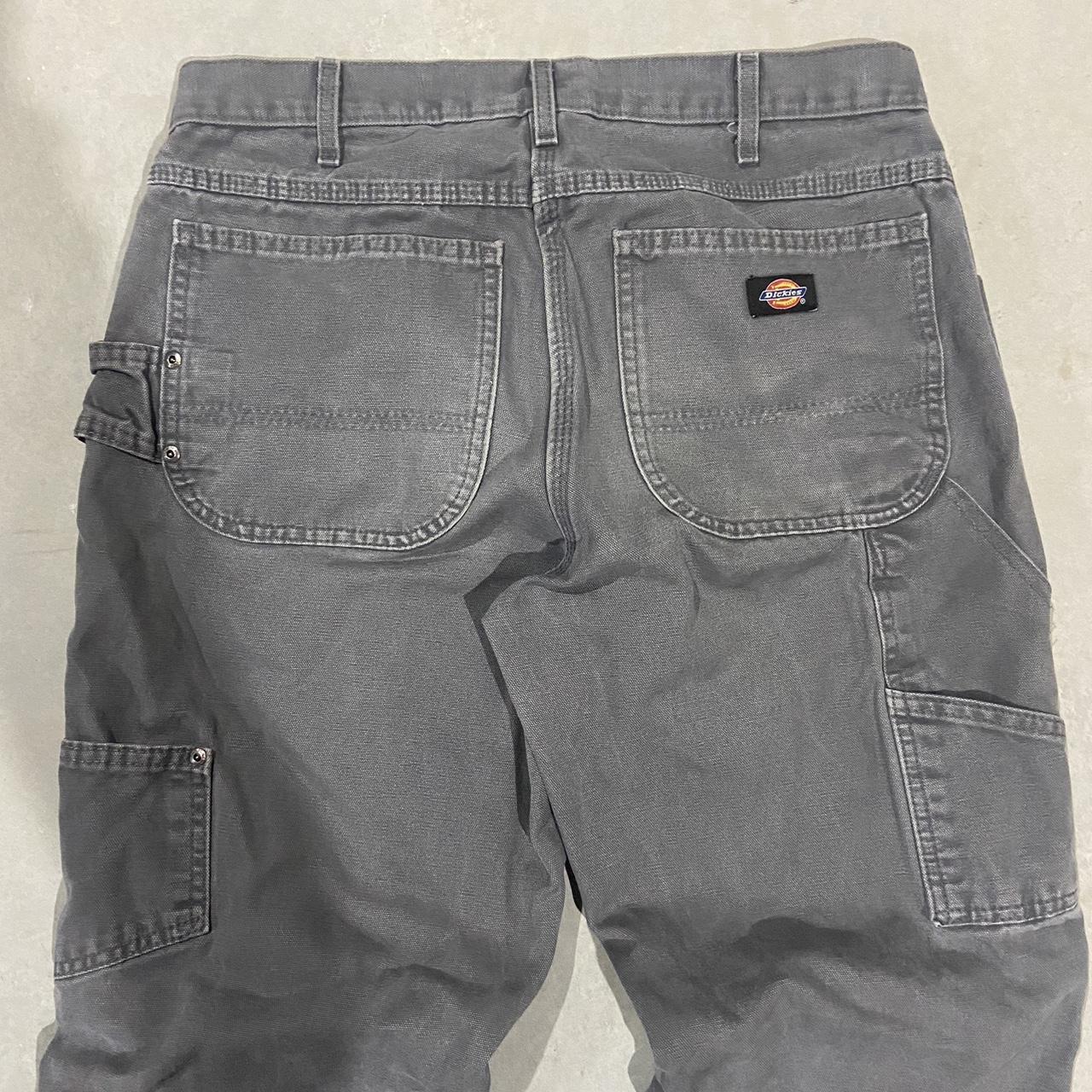 Dickies carpenters (NO SIZE TAG) Grey🐺 ‼️‼️Hem... - Depop