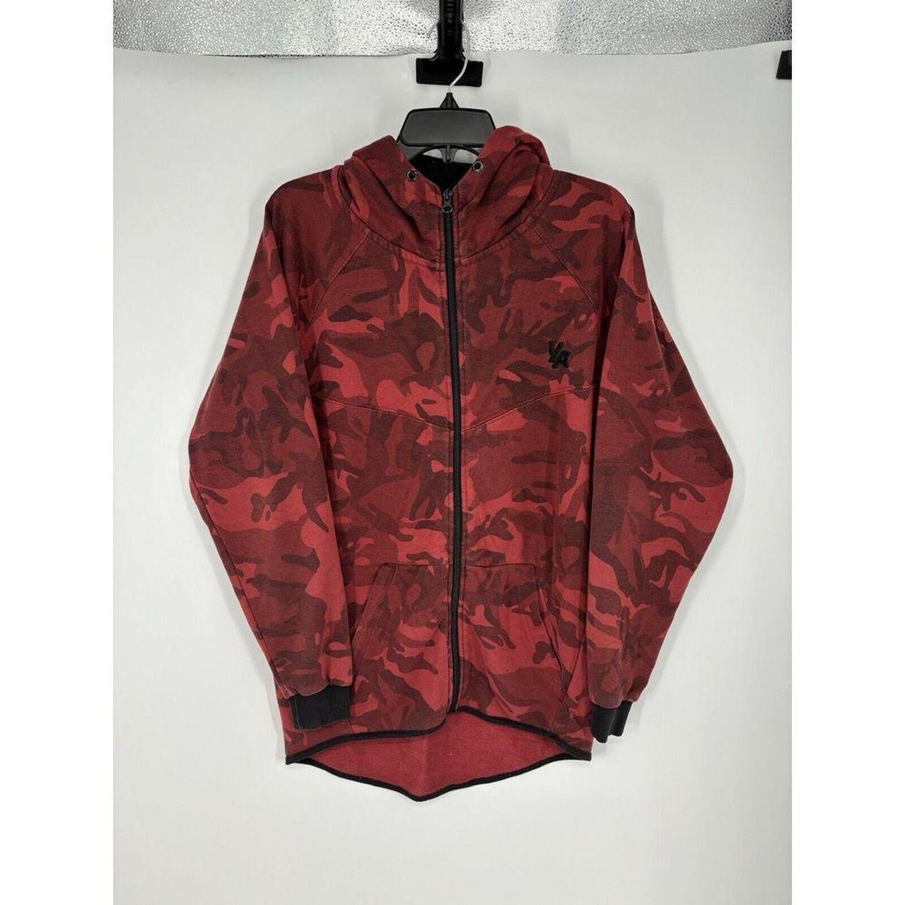 YoungLA Camo Hoodie Jacket Full Zip Up Camouflage... | Depop