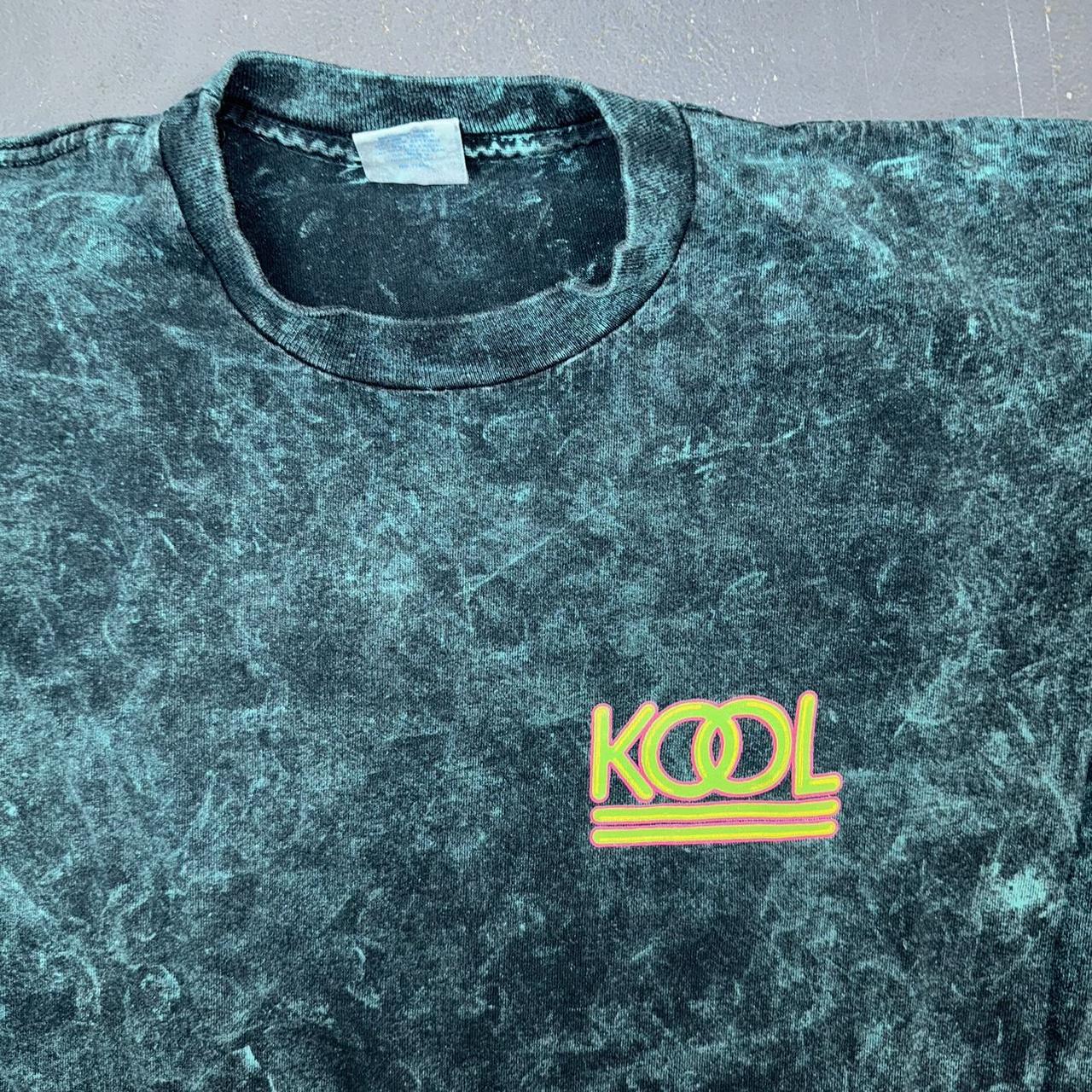 Vintage Kool Cigarettes T-Shirt 90s Neon Tie-Dye... - Depop