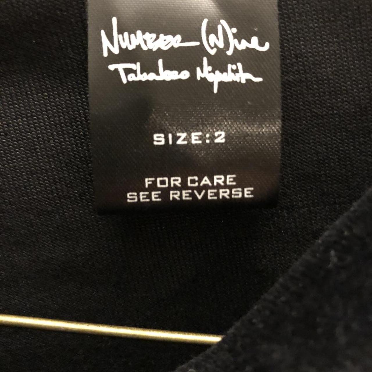 Number (N)ine Men's Black and White Jacket | Depop