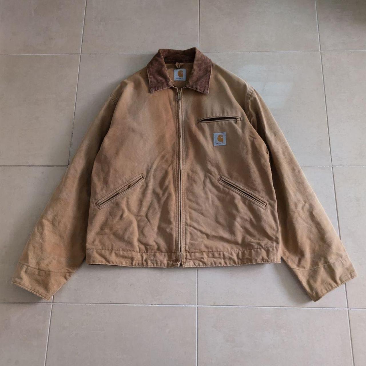 Carhartt Detroit Jacket Unlined size L - Depop