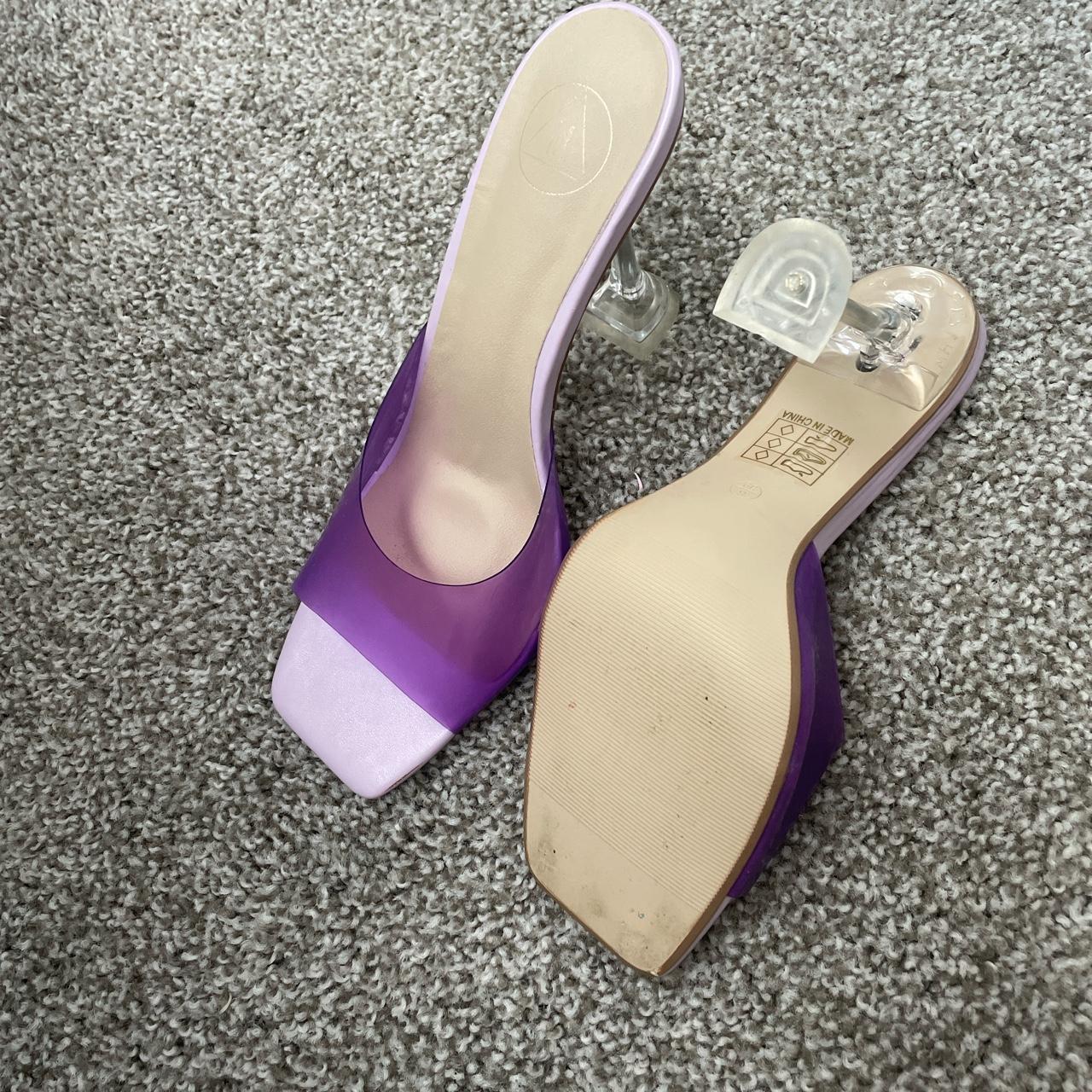 Missguided Women's Purple Mules | Depop