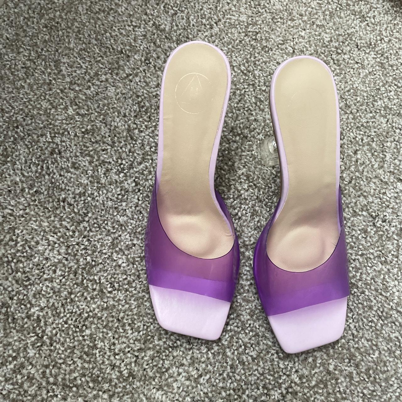 Missguided Women's Purple Mules | Depop