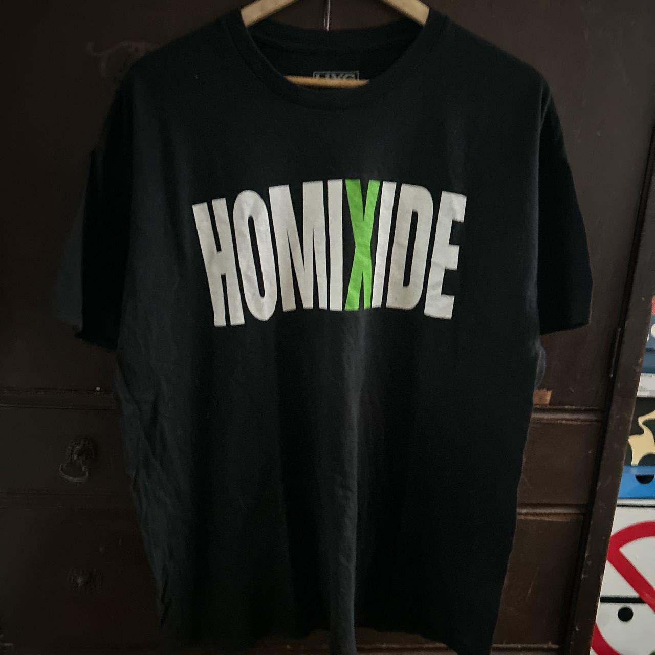 Homicide gang snot or not tour T-shirt only worn... - Depop