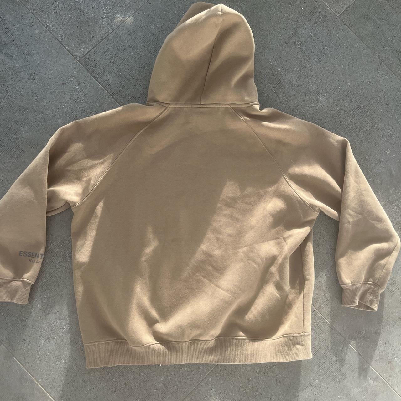 Essentials Fear of God Hoodie Tan • • • #fearofgod... - Depop