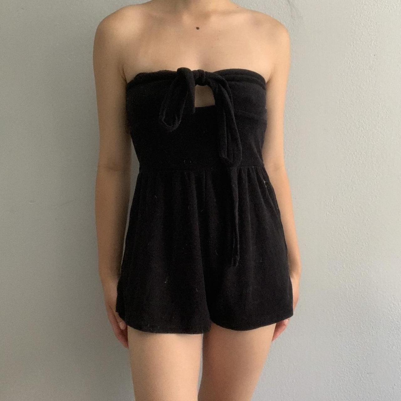 Black Beach Romper - - Size: XS Brand: Wild Fable - Depop