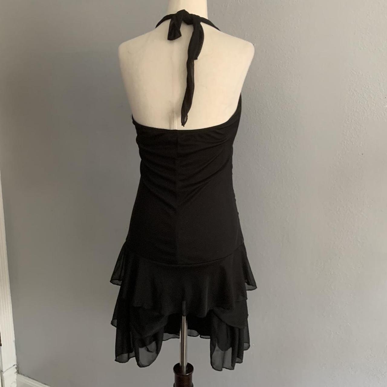 Ruby Rox Black Y2K halter Dress - - Size: L (runs... - Depop