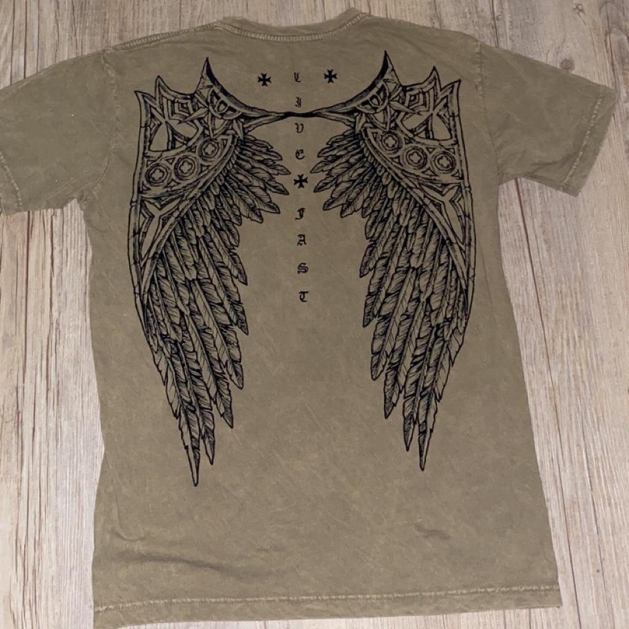 affliction winged eagles tee 🪽 M love the design... - Depop