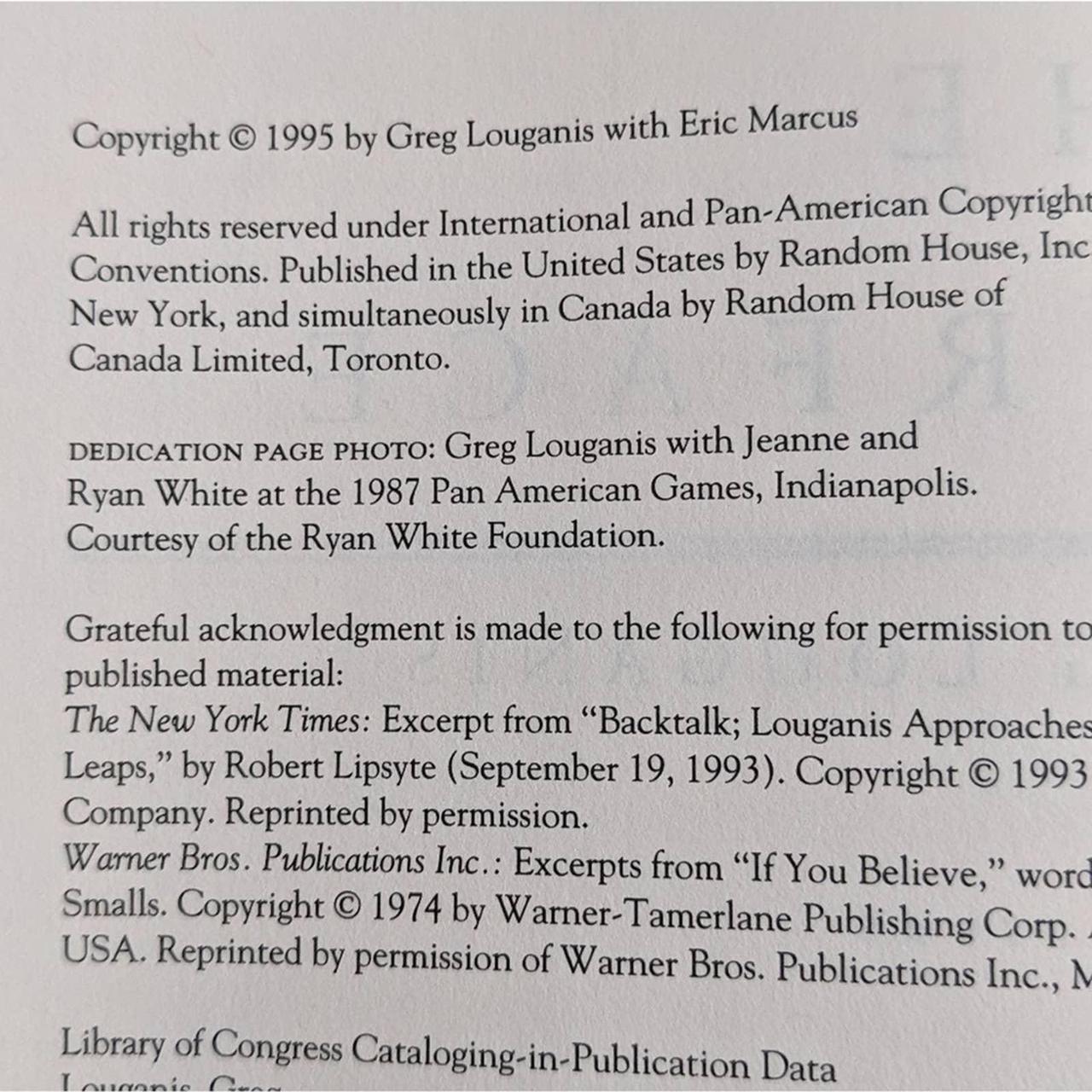 like new vintage biography by Greg Louganis Famous... - Depop