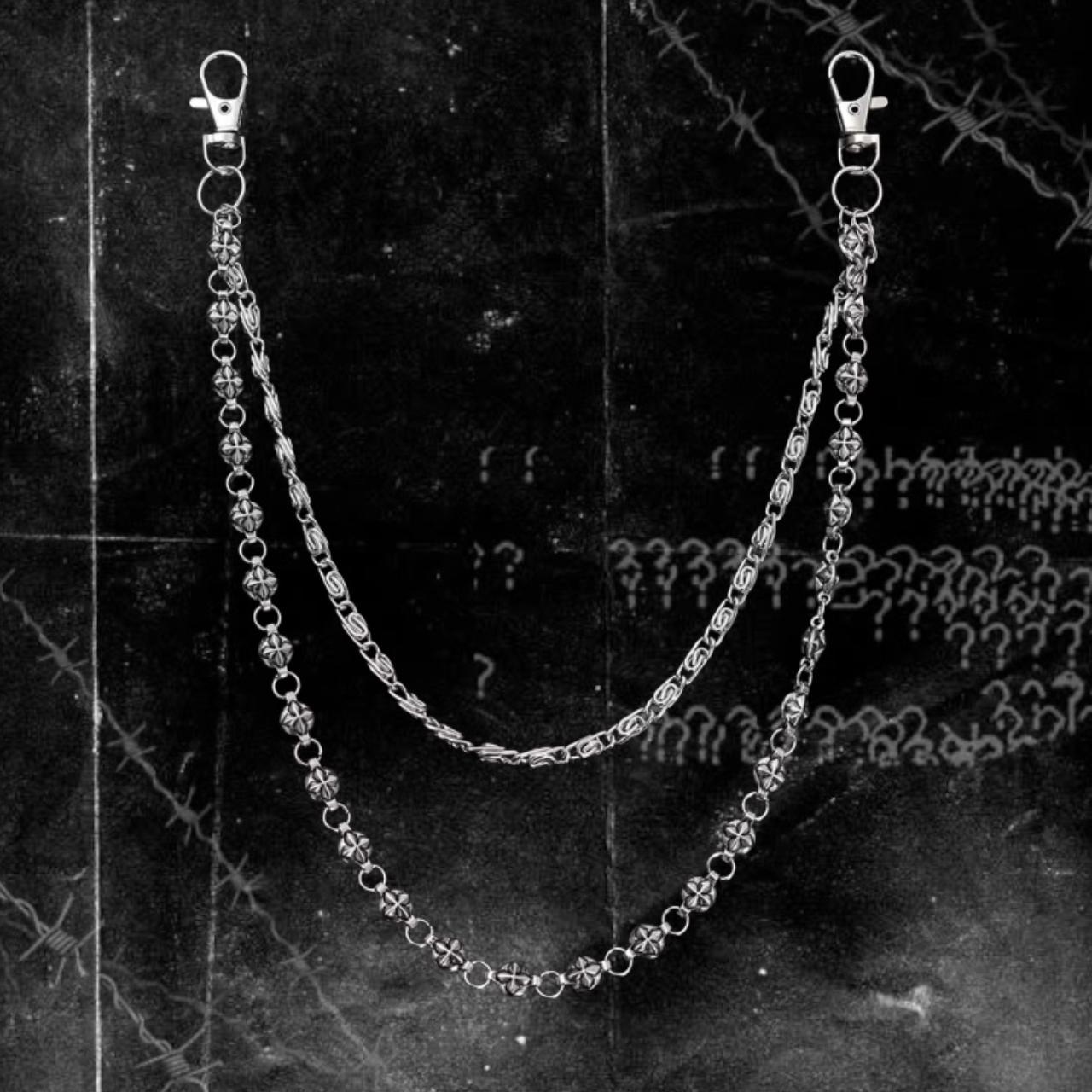 Dark archive opium wallet/belt chain (Measurements... | Depop