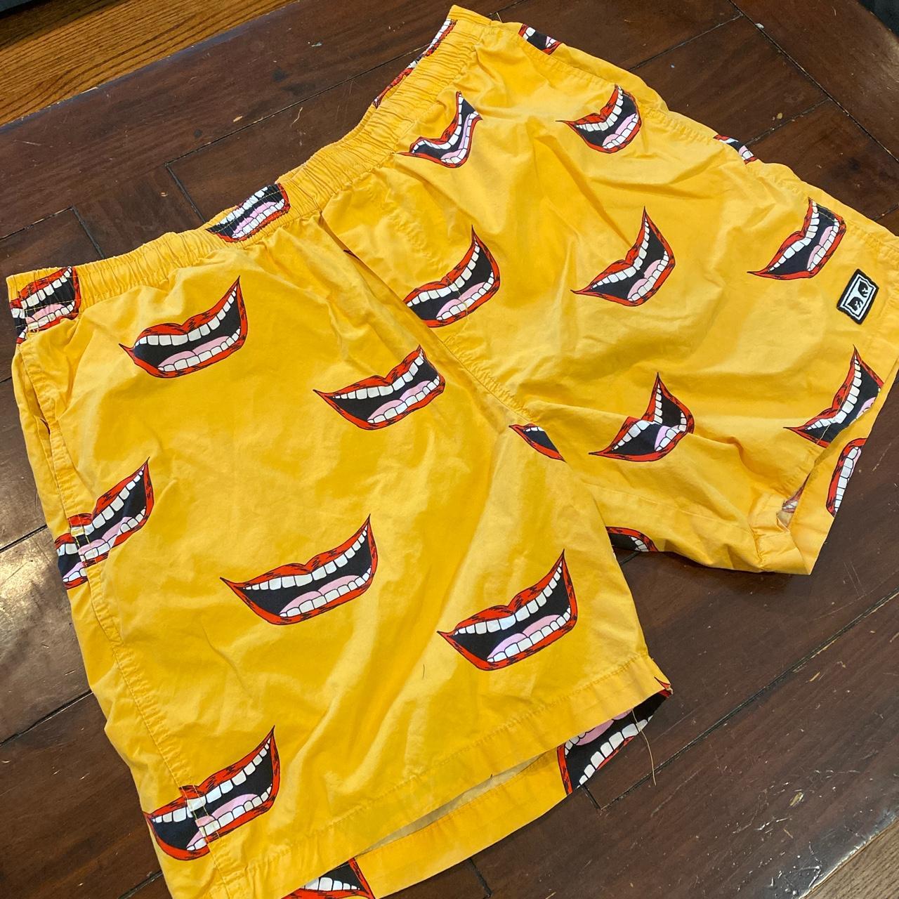 Obey Smiley Face shorts - Depop