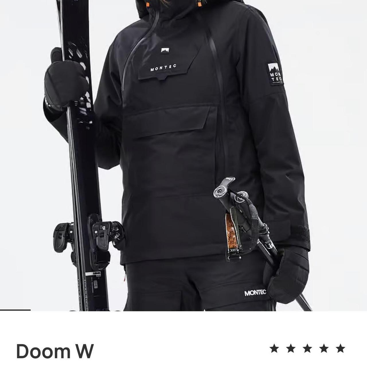 Black Doom Montec Jacket In great condition Women’s... - Depop