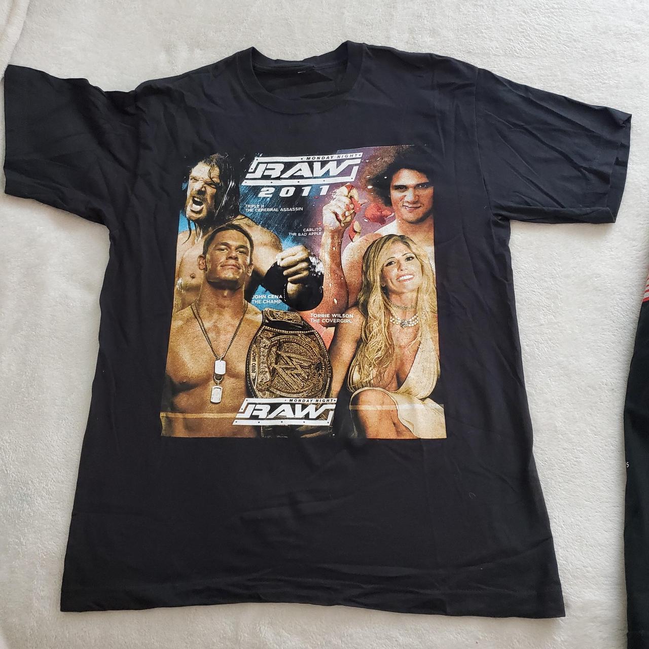 2011 WWE Monday Night Raw Shirt (Size L) 2007 WWE... - Depop