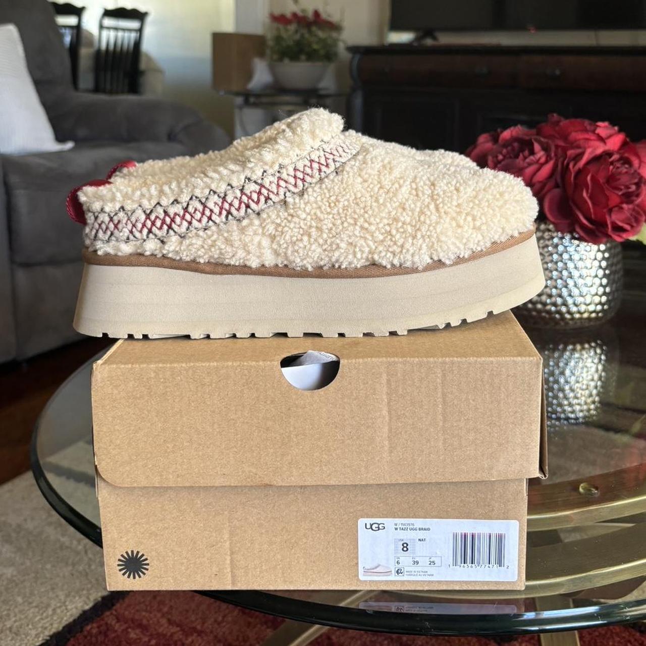 Ugg Tazz Braid Natural Brand new in box Women’s 8 - Depop