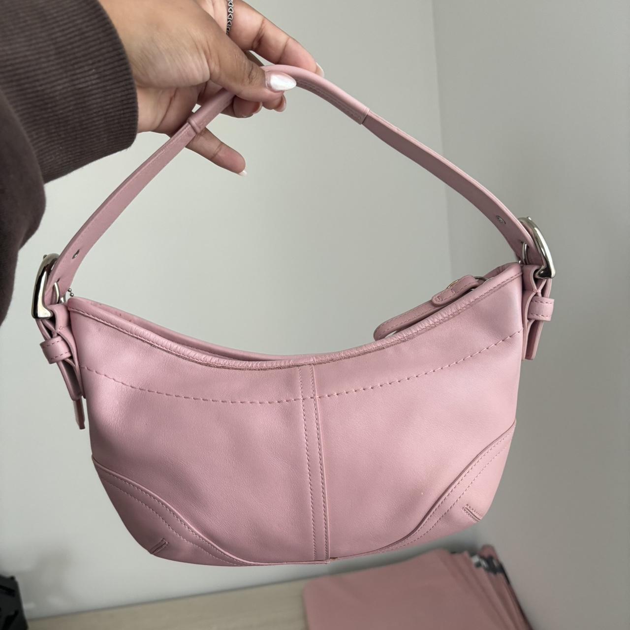 Vintage Coach Demi Soho in bubblegum pink Super... - Depop