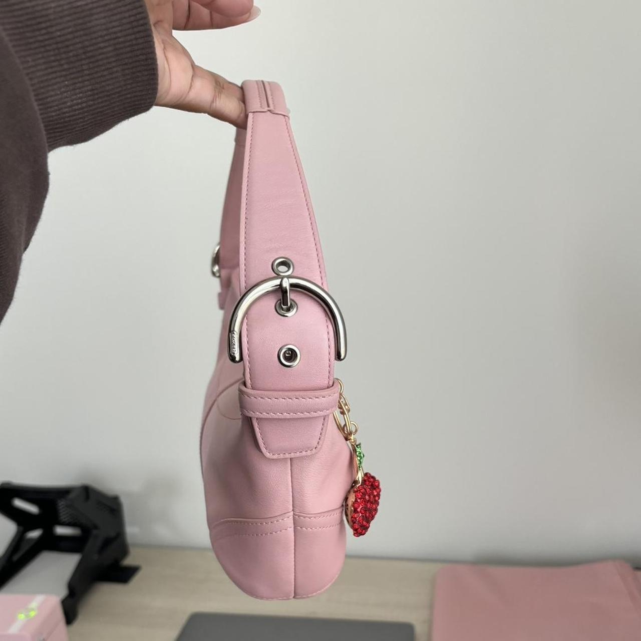 Vintage Coach Demi Soho in bubblegum pink Super... - Depop