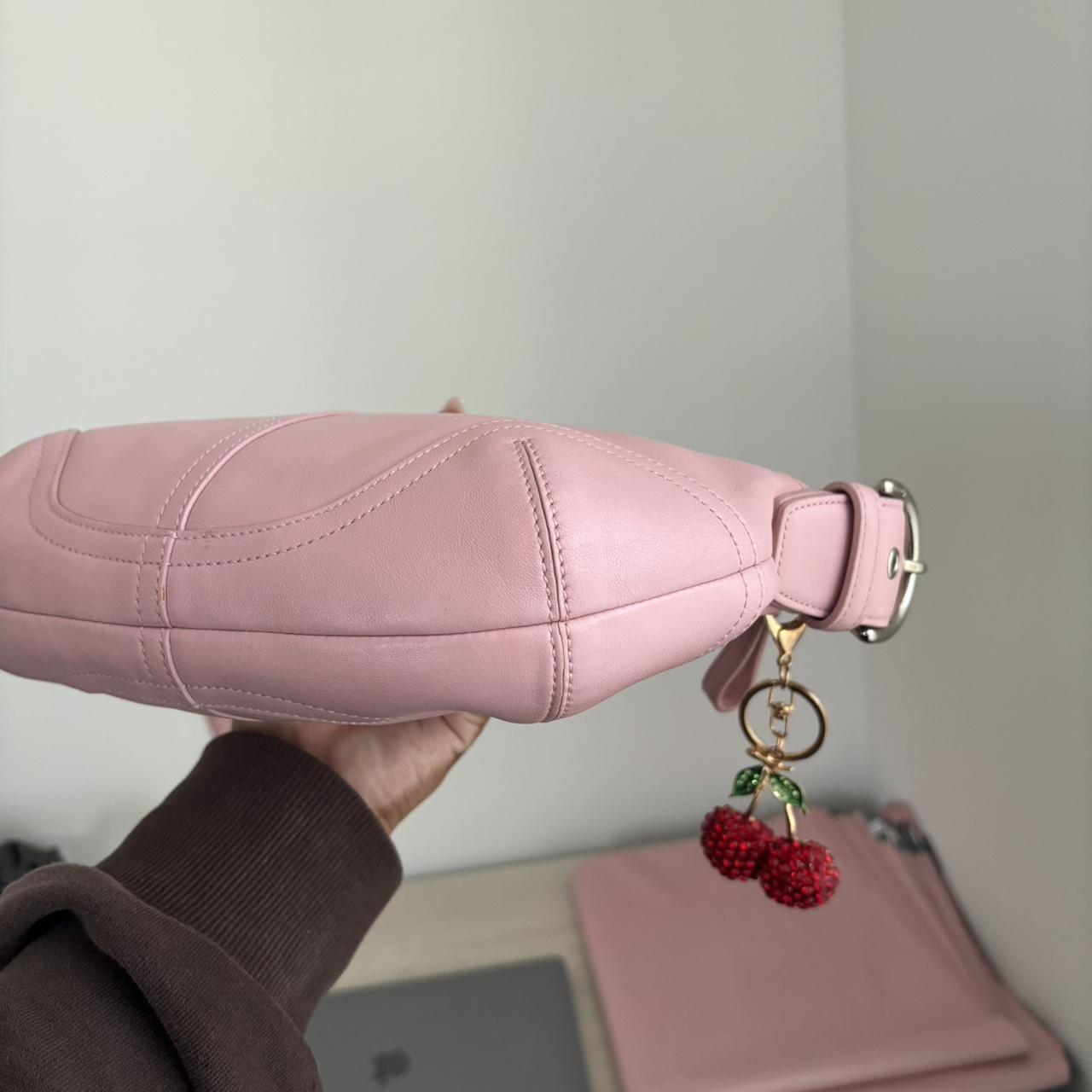 Vintage Coach Demi Soho in bubblegum pink Super... - Depop
