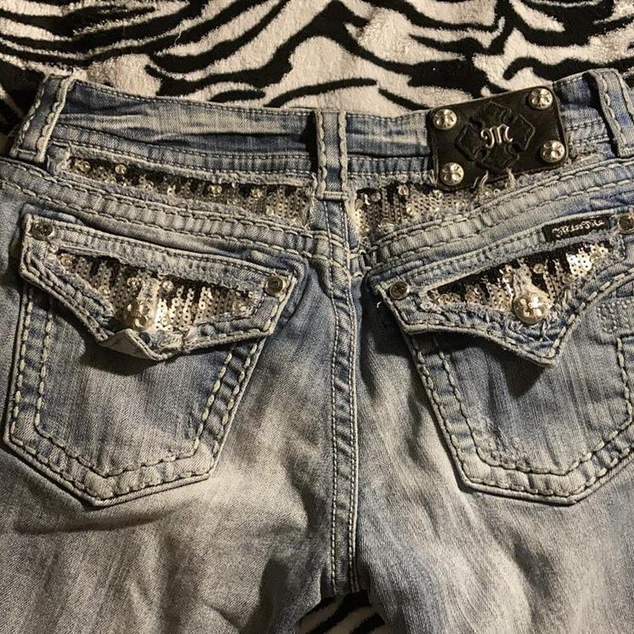 Low rise, miss me jeans with bootcut fit!! Size... | Depop