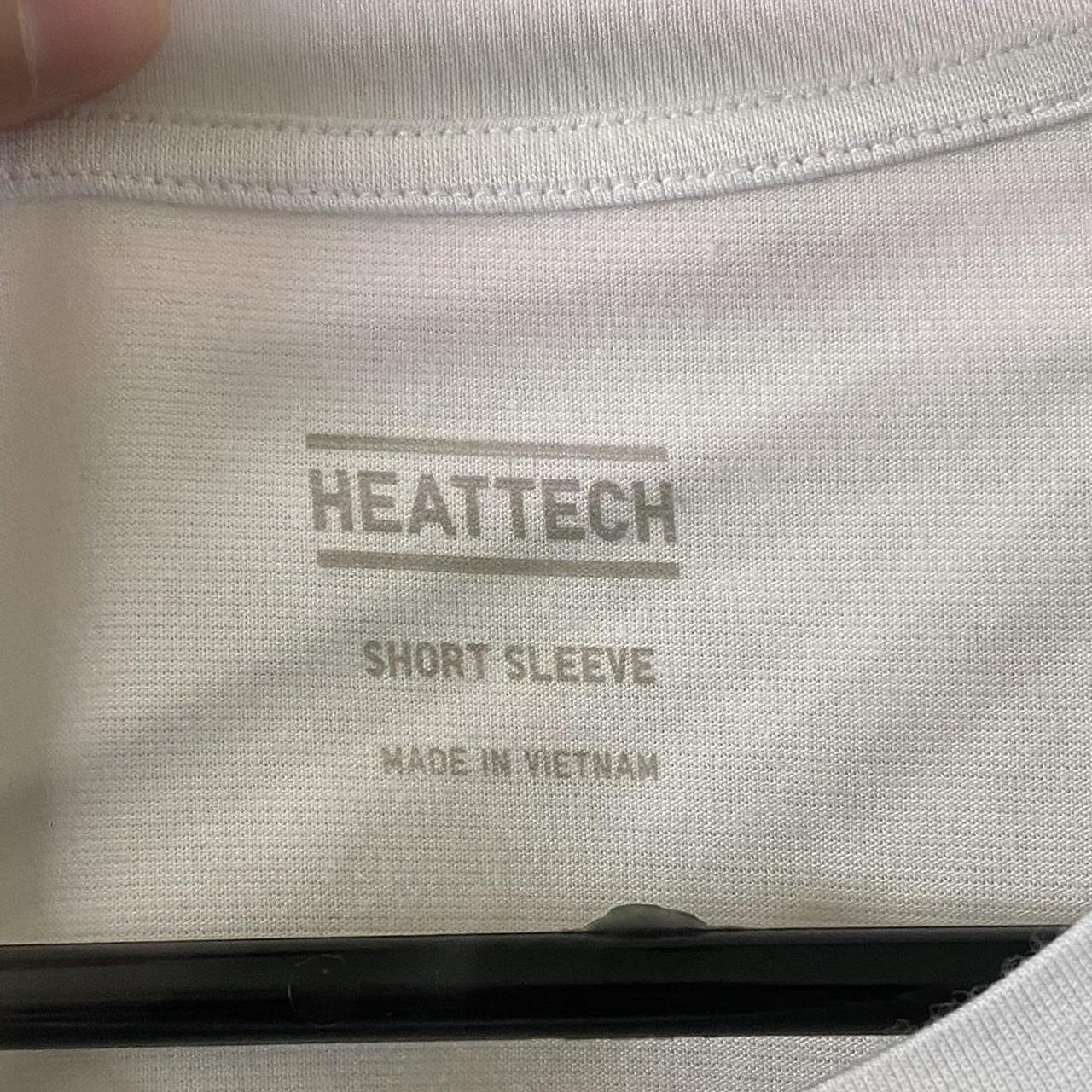 Uniqlo heat tech white short sleeve t shirt. Never... - Depop