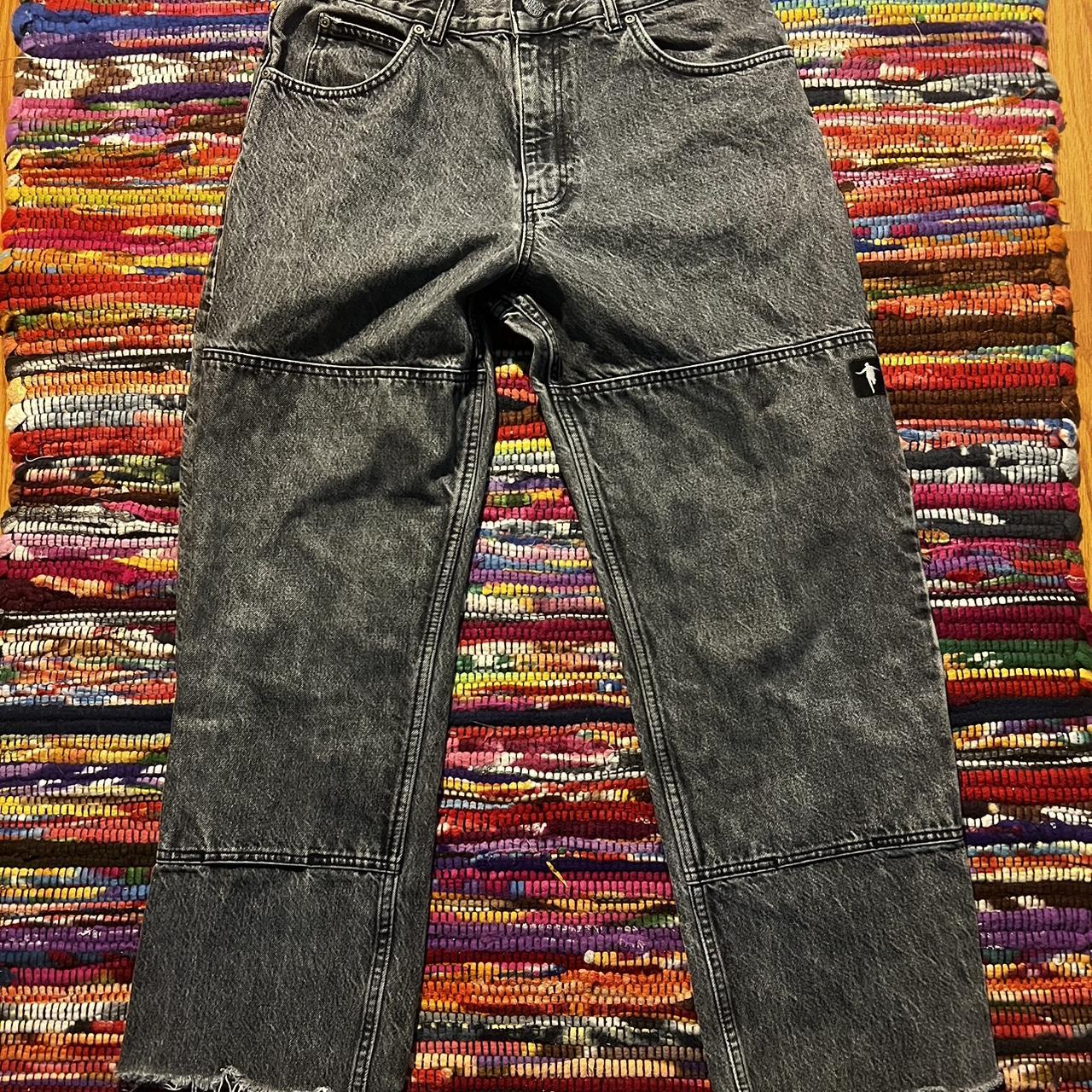 Size 34 hockey double knee jeans , cut to a 30/31... - Depop