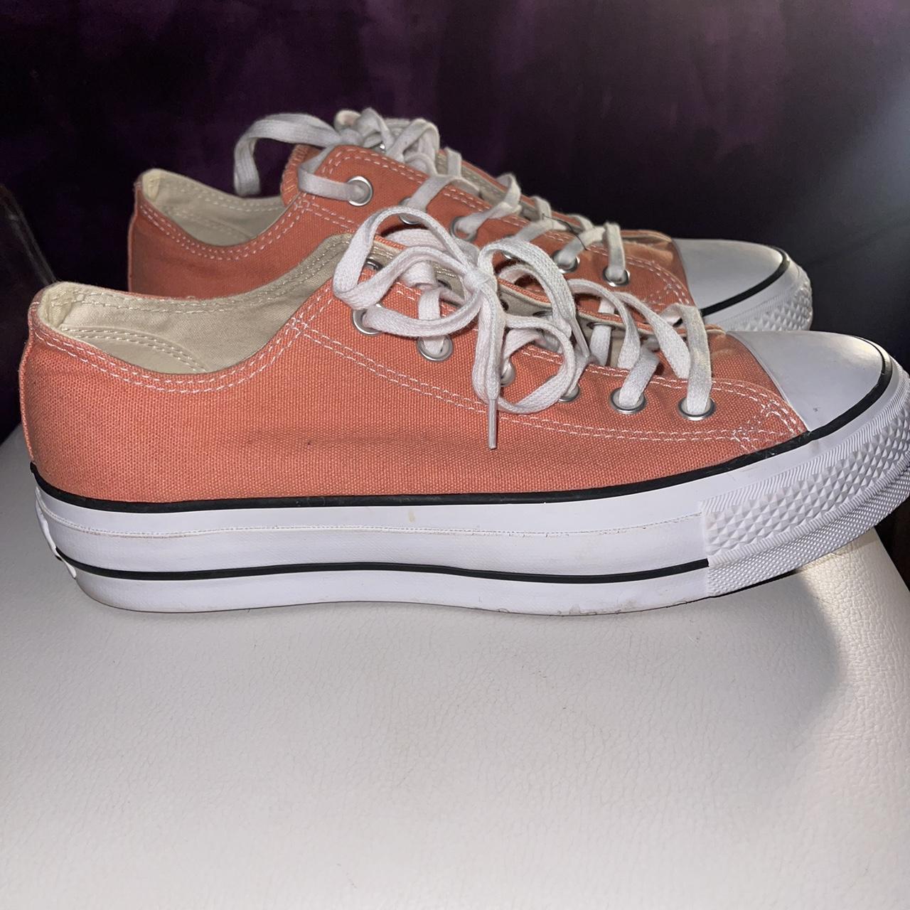 Orange Platform Converse! - Depop