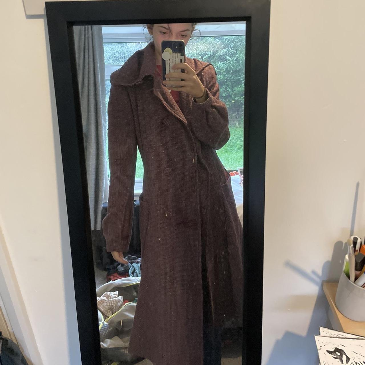 Really cool dramatic long coat , I bought obsessed... - Depop