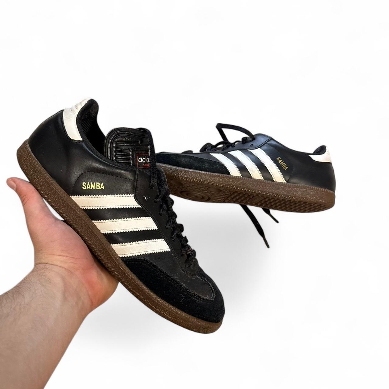 Adidas Sambas black and white colorway size 10 men’s... | Depop
