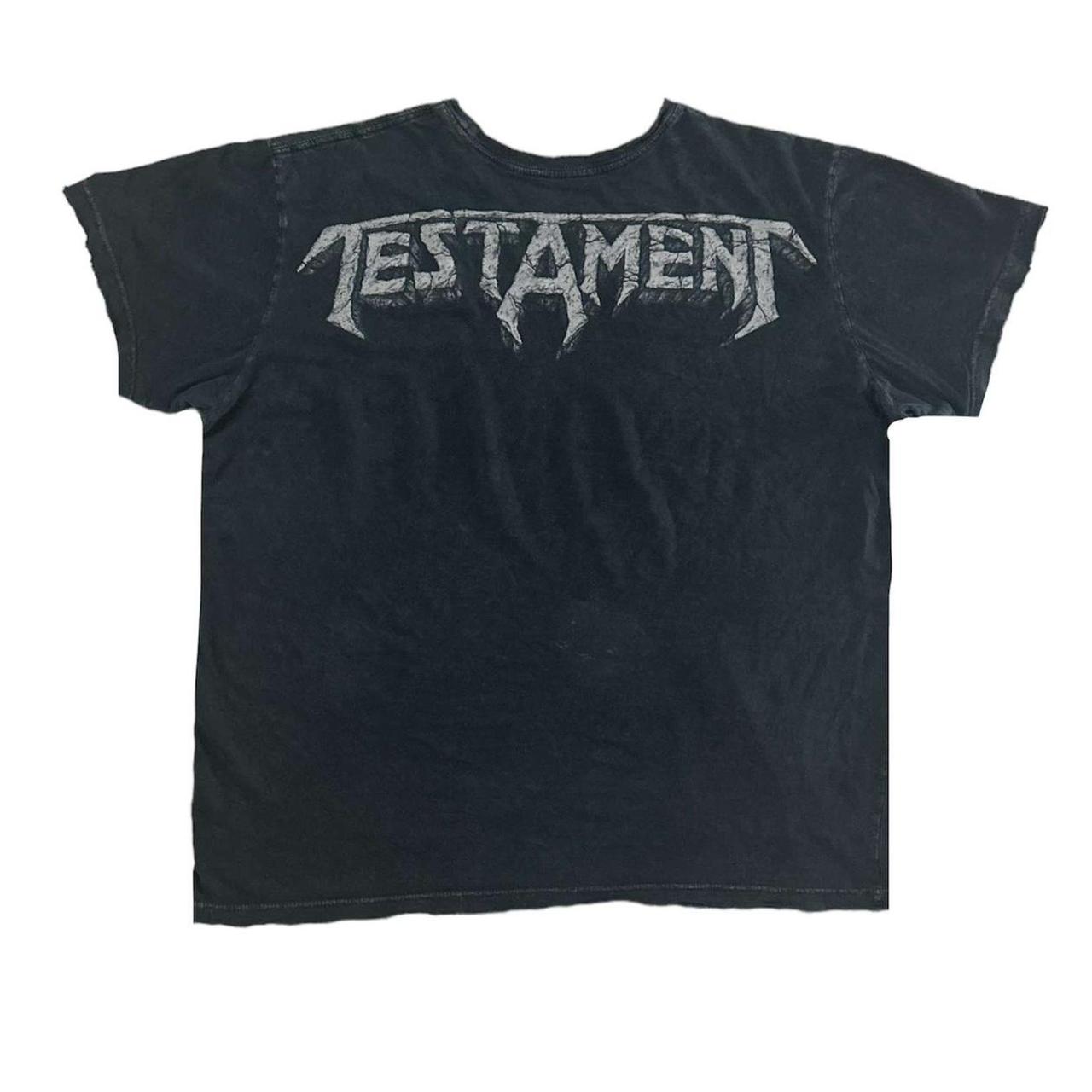 GRAIL AFFLICTION TESTAMENT BAND COLLAB T-SHIRT... - Depop