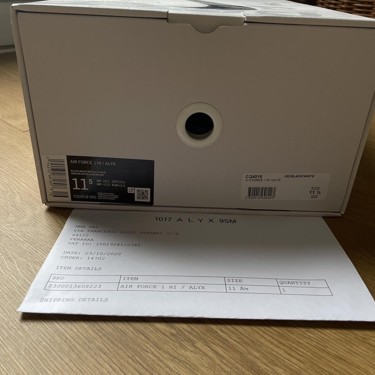 1017 ALYX 9SM Men's Black and White Trainers | Depop