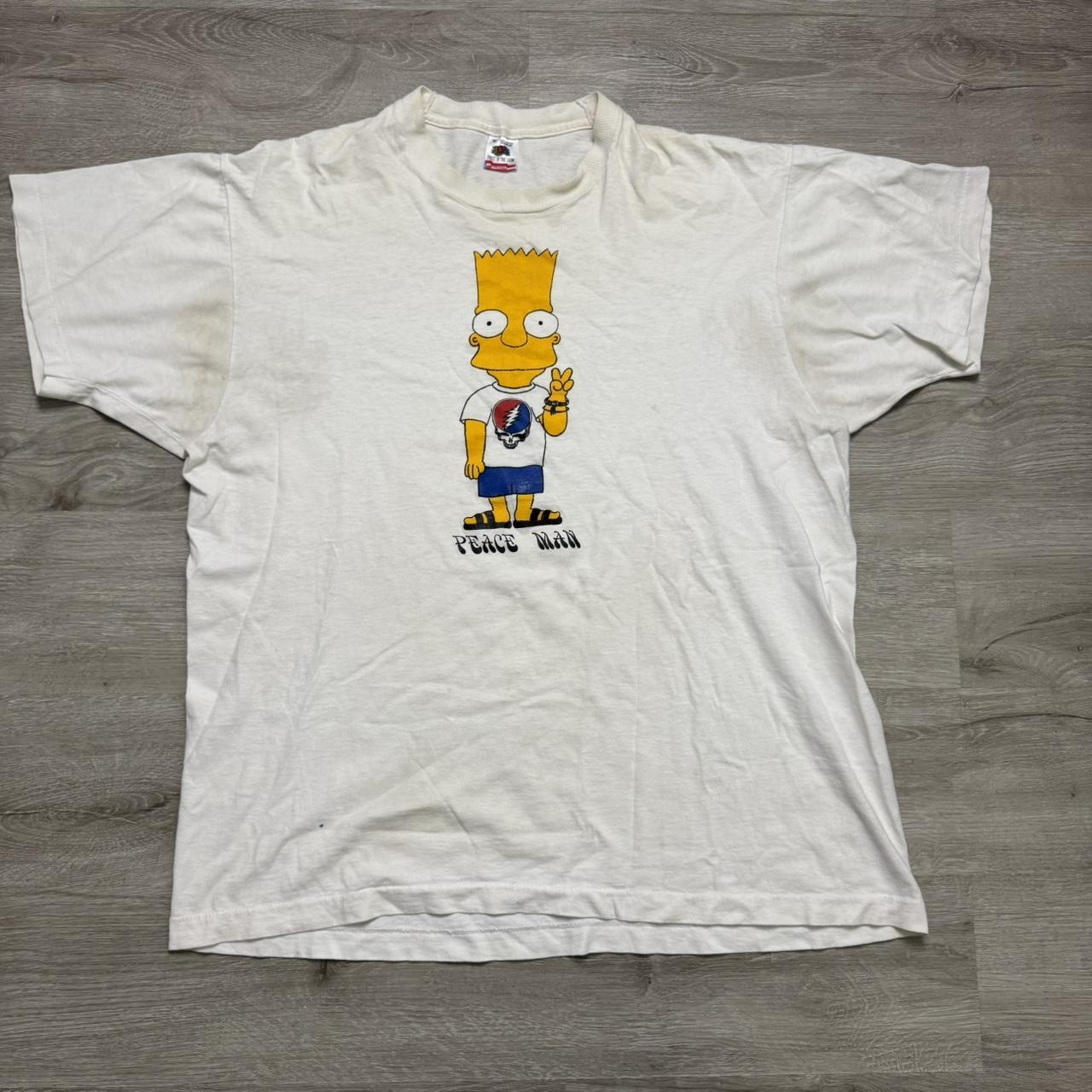 Vintage Grateful Dead x Simpsons tee Tagged at men’s... | Depop