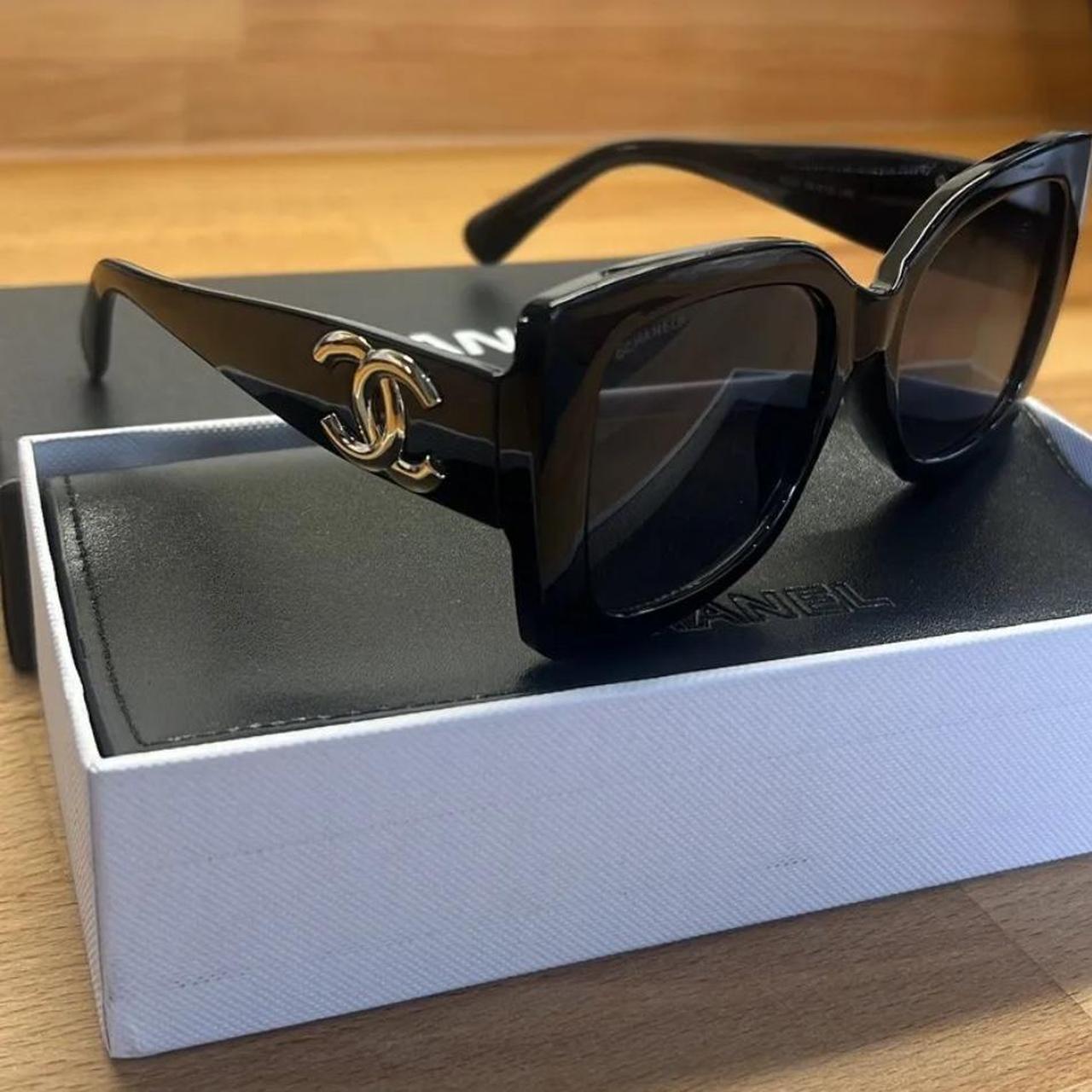 Black Chanel sunglasses #chanel #sunglasses new with... - Depop
