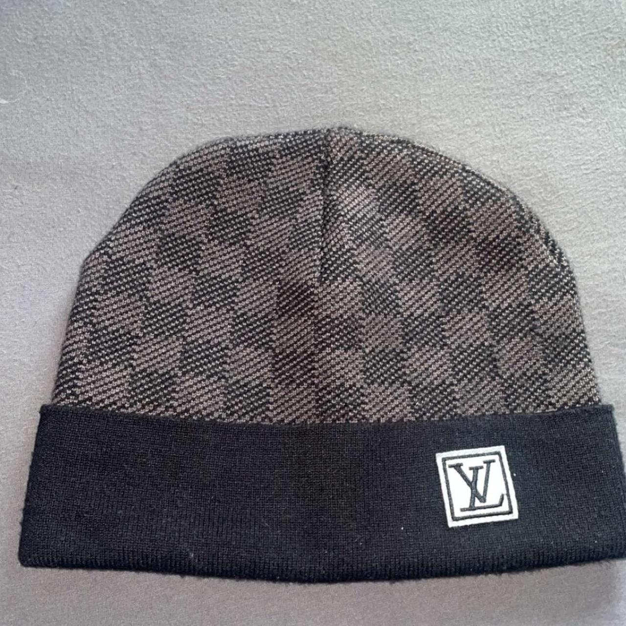Grey LV beanie -100% Authentic -Brand new -Perfect... - Depop