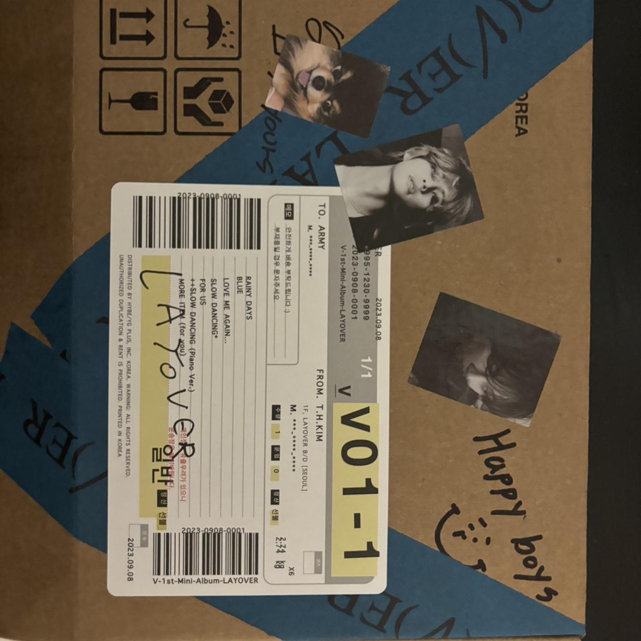 Layover album includes two postcards letter from... - Depop