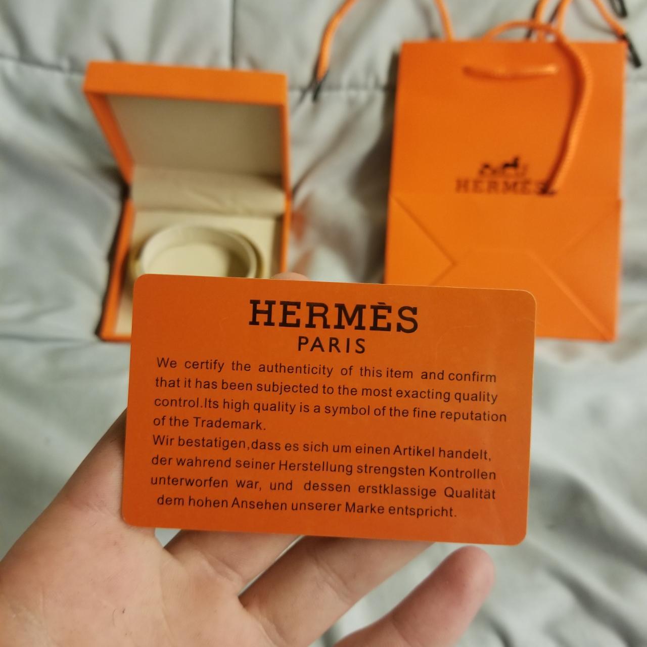 Hermes Click H Bracelet Size 19 Pink Brand New... - Depop