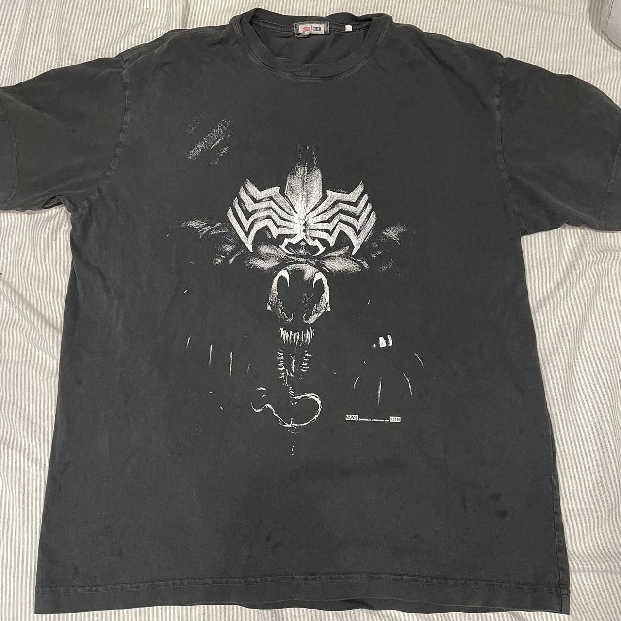 RARE KITH x marvel venom Collab T-shirt size XL... - Depop