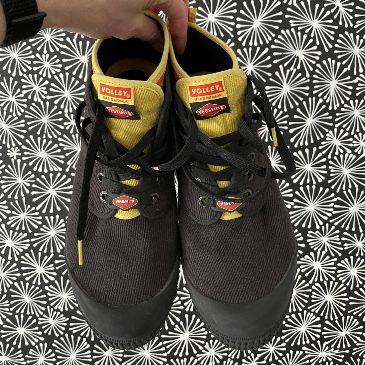 Dunlop Volleys High top Vegemite edition. Great... - Depop